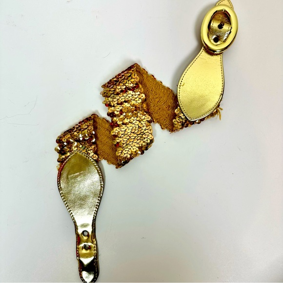 Vintage | Accessories | Vintage Stretch Sequin Belt | Poshmark